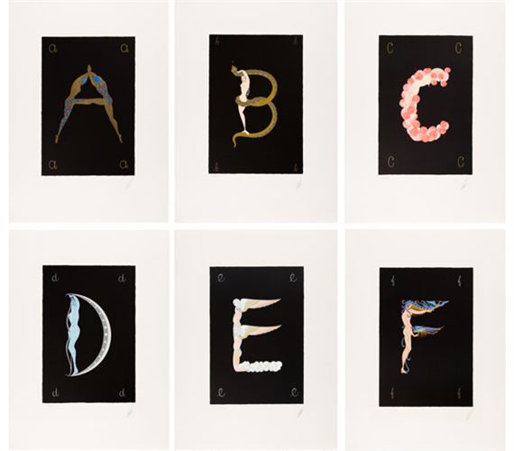 Erté | The Alphabet Suite (1976) | MutualArt