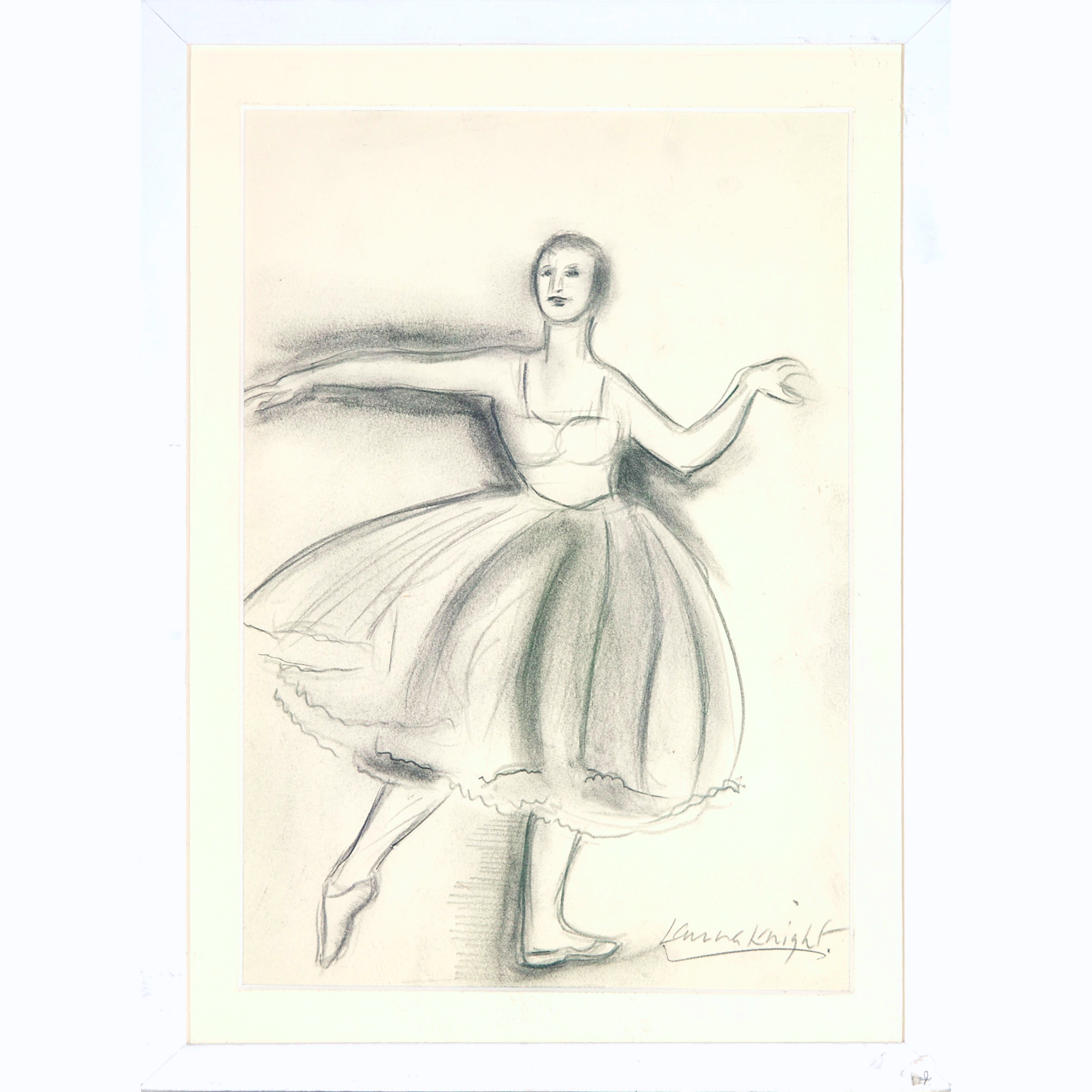 Dame Laura Knight | BALLET DANCER PRACTICING | MutualArt