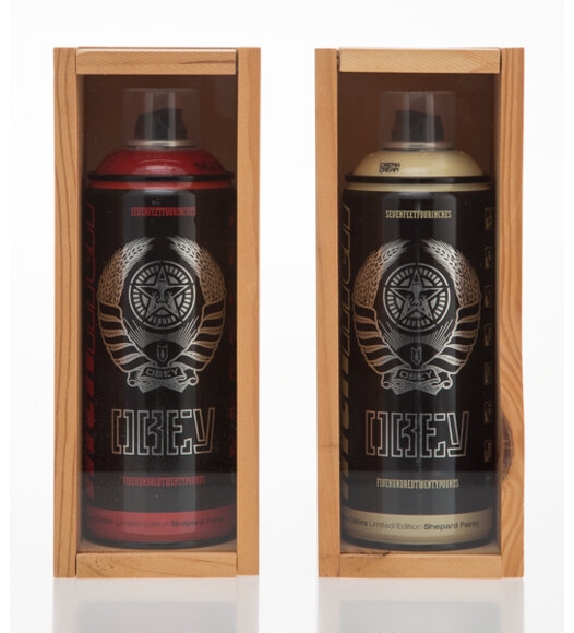 Shepard Fairey | Obey Spray Cans (2012) | MutualArt