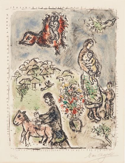 Marc Chagall | Entre printemps et été (Between Spring and Summer) (1973 ...