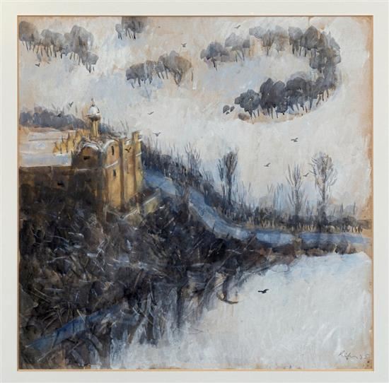 Harold Riley | The Woollen Mill, Elland (1985) | MutualArt