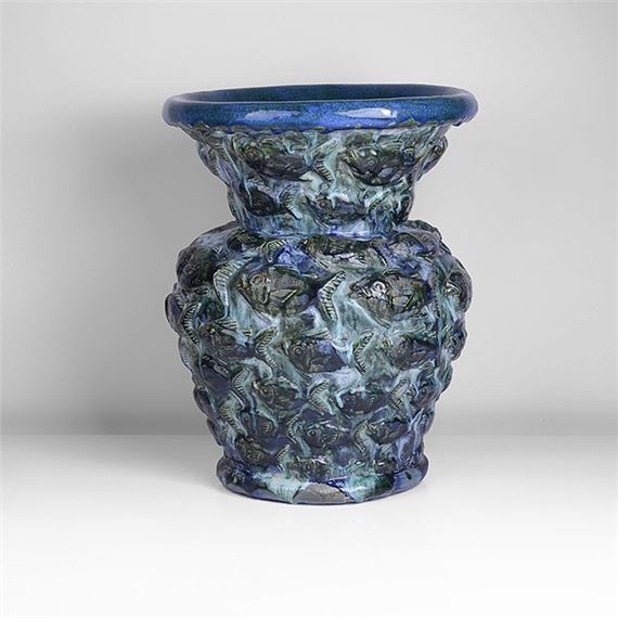 Kate Malone | Early Oval Fish Vase (1990 - 1998) | MutualArt