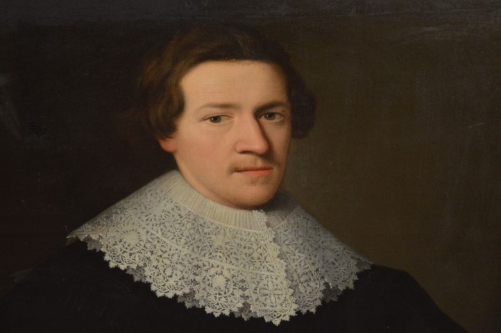 Cornelius Ceulen | 17TH CENTURY DUTCH PORTRAIT - MAN IN LACE COLLAR AND ...