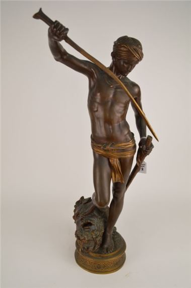 Marius-Jean-Antonin Mercié | David Le Vainqueur (David The Conqueror ...