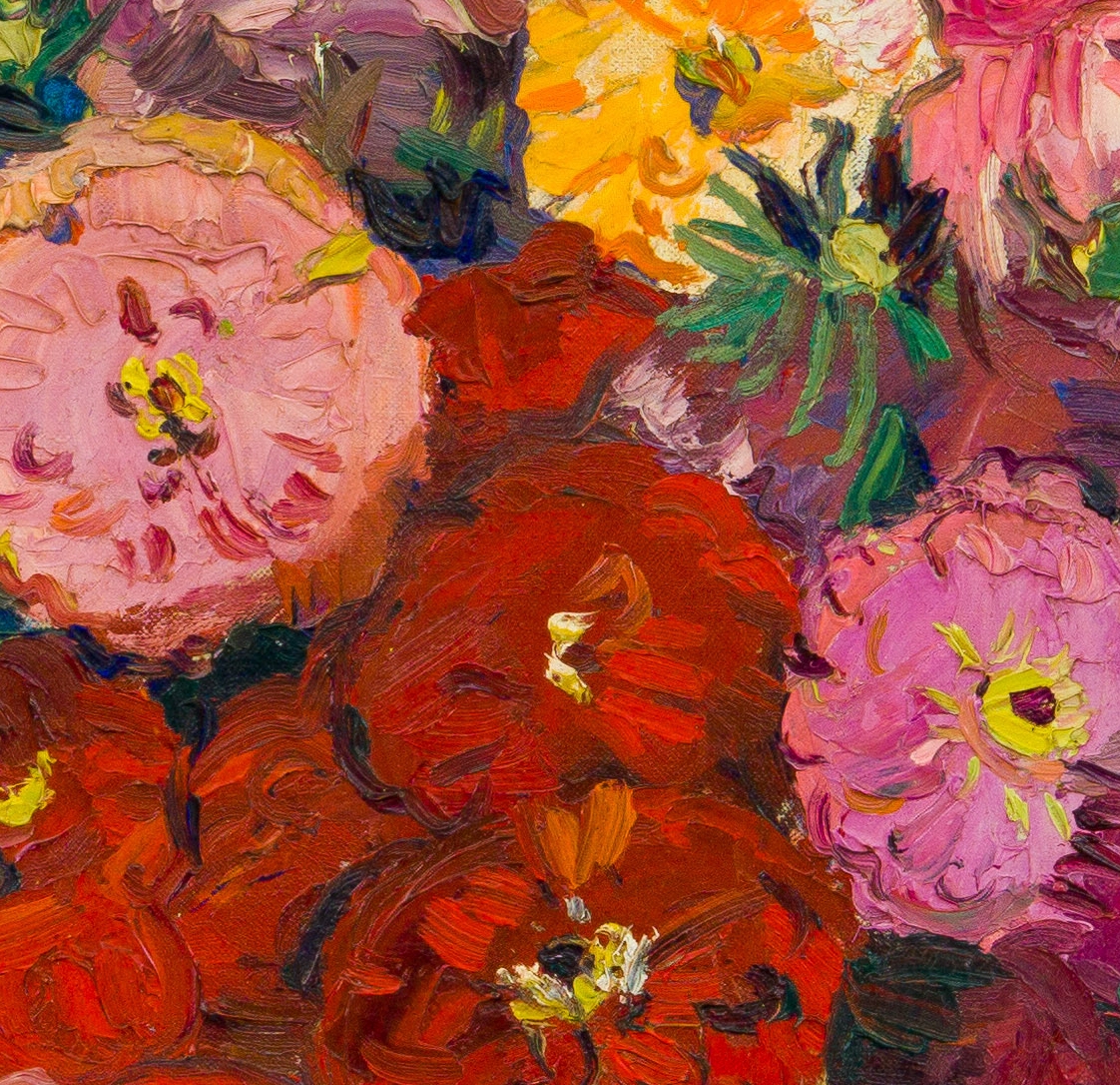 Irma Stern | Still Life with Basket of Flowers (1937) | MutualArt