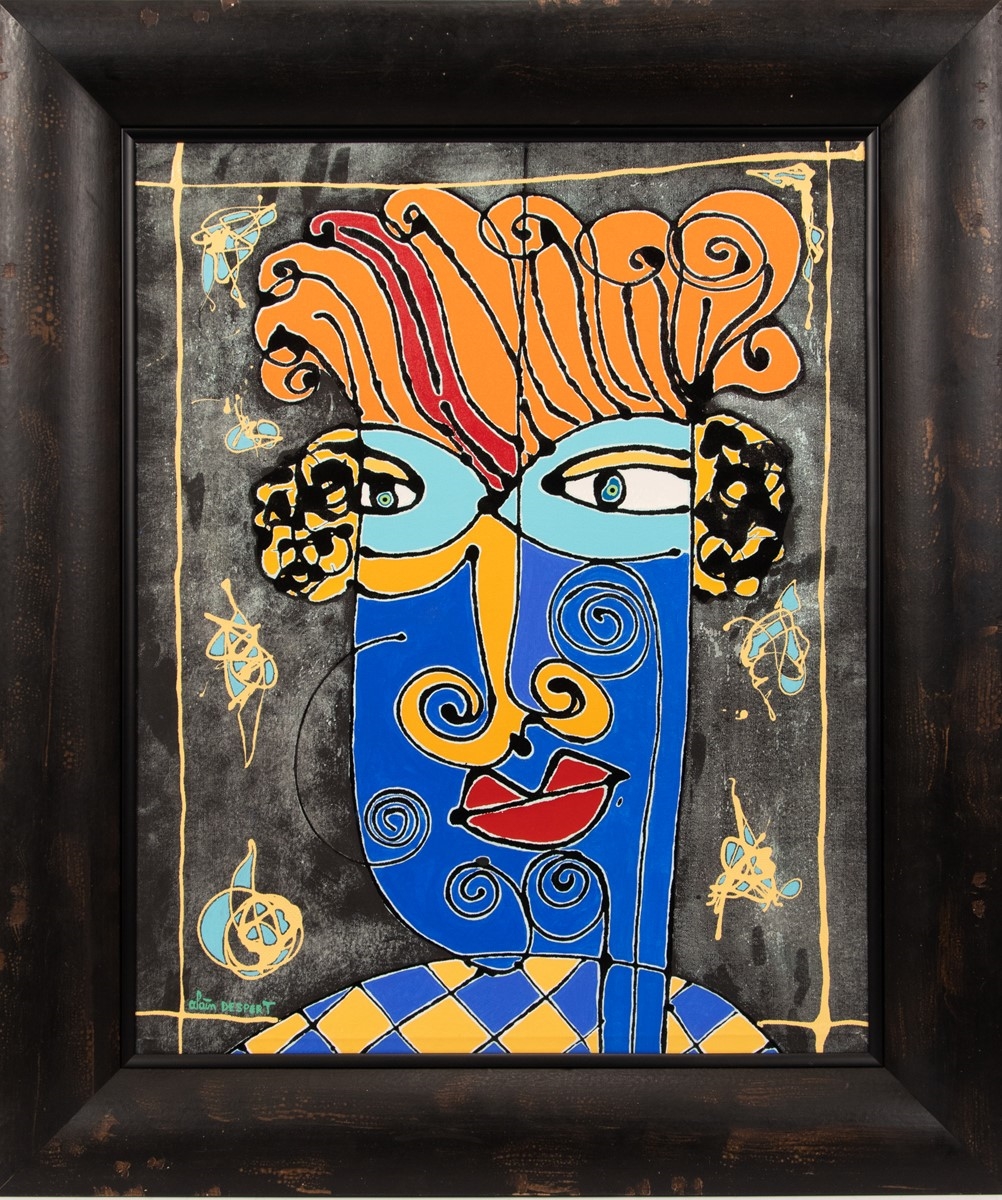 Alain Despert | PORTRAIT OF BLUE FIGURE | MutualArt