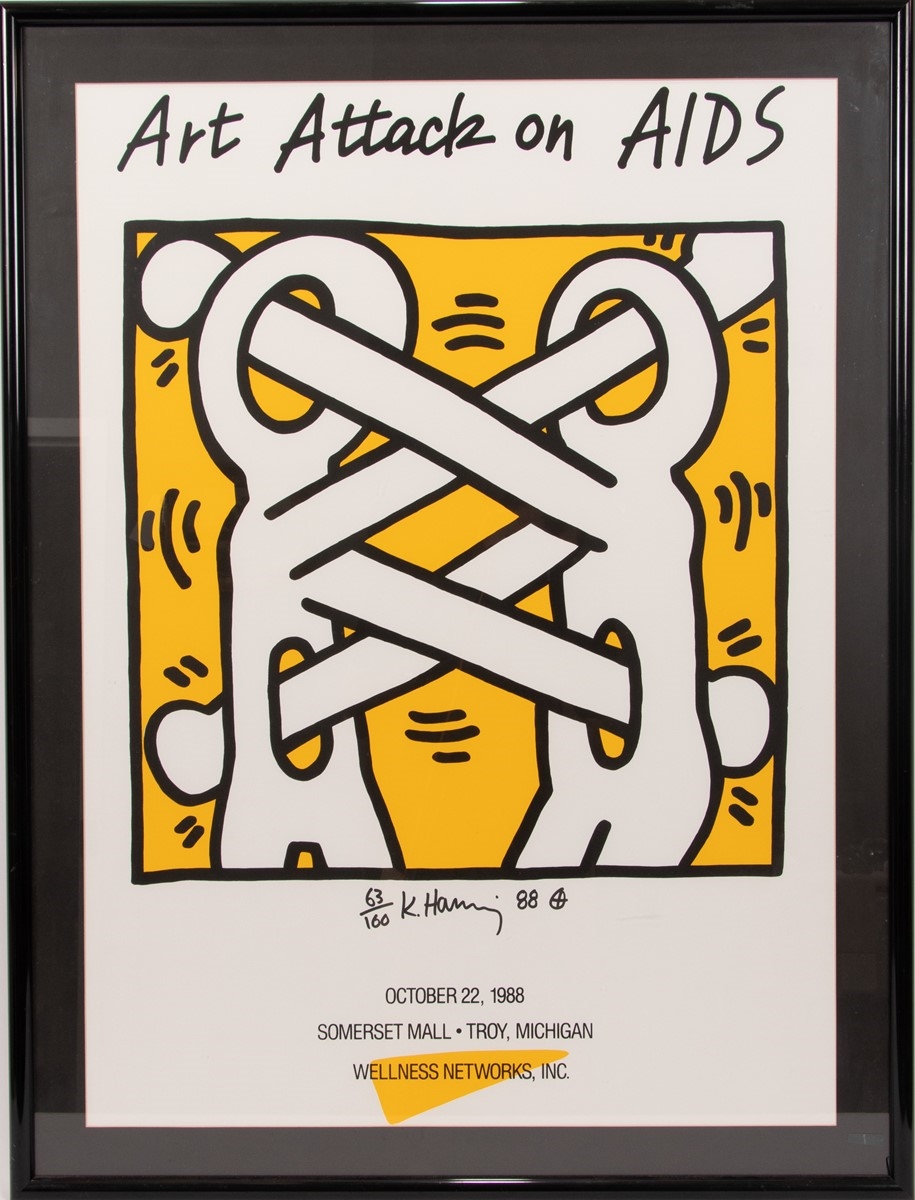 Keith Haring | ART ATTACK ON AIDS | MutualArt