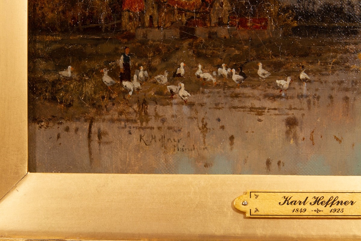 Karl Heffner | LAKE AT DUSK | MutualArt