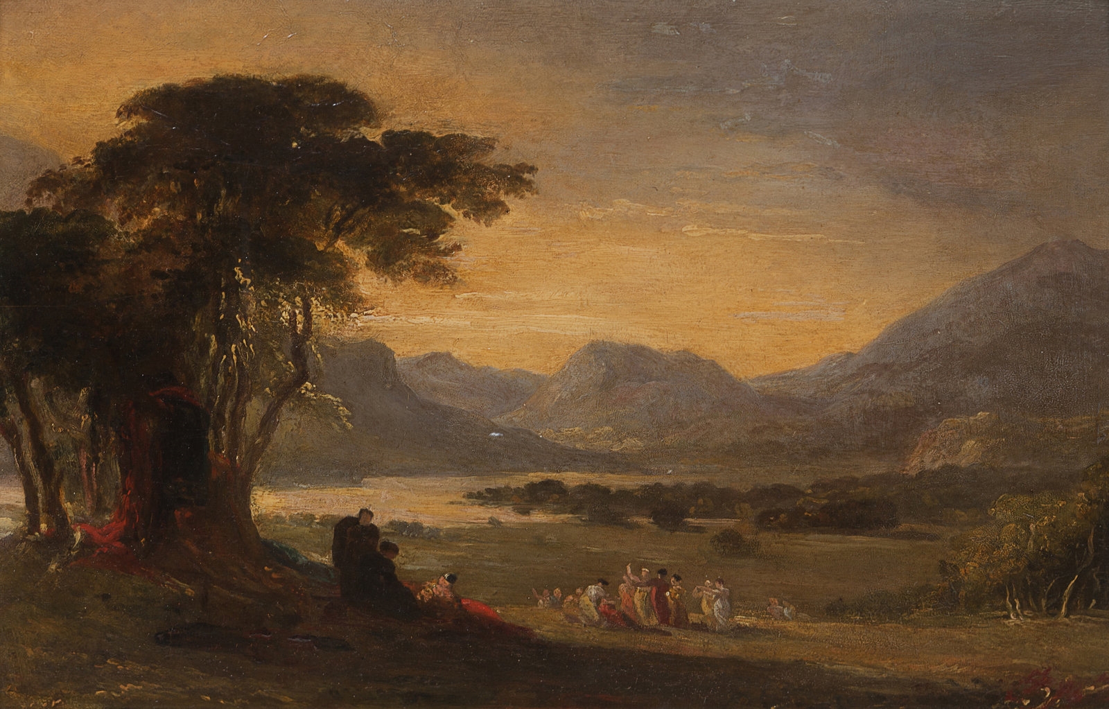 Richard Wilson | Pastoral Landscape with Figures (18th Century) | MutualArt