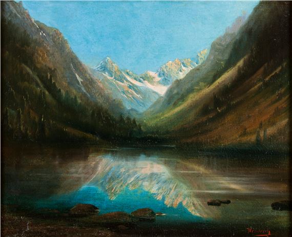 Hermann Hendrich | A LANDSCAPE (1889) | MutualArt