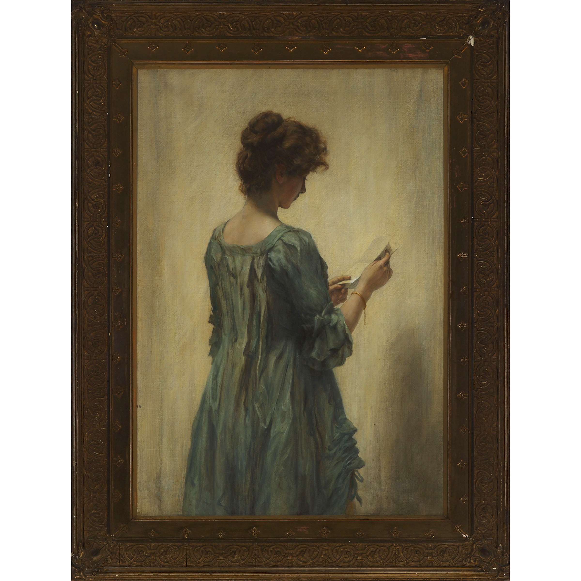 Robert DuddingstoneHerdman | ‘OELGEMÄLDE’ (THE LOVE LETTER), CIRCA 1898 ...