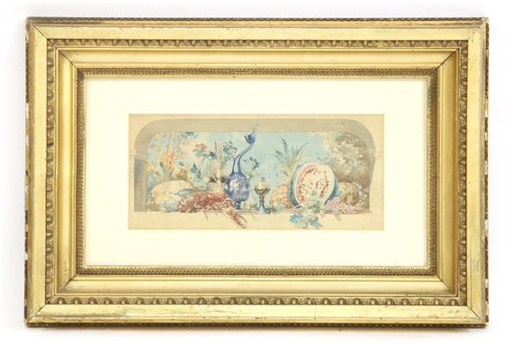 Graham Rust | Mural design for a kitchen with a lobster | MutualArt