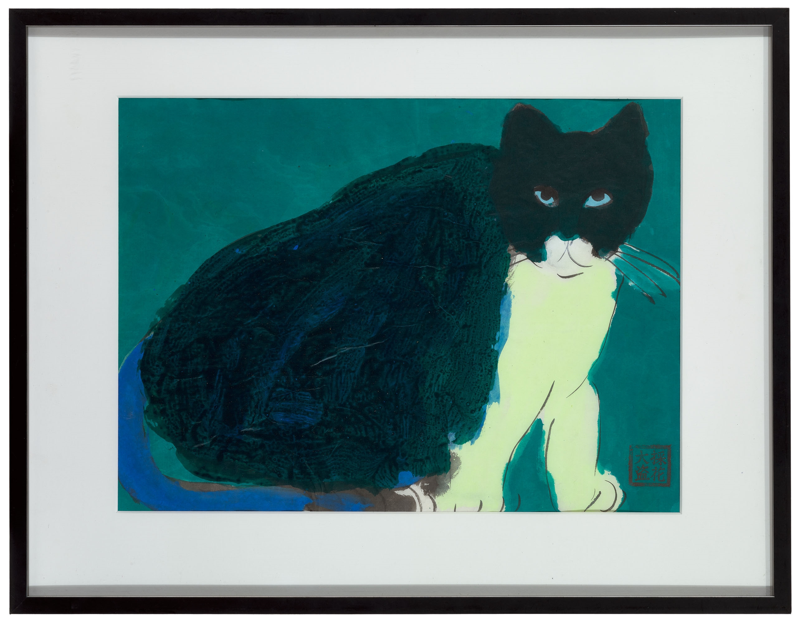 Walasse Ting | Cat (1986) | MutualArt