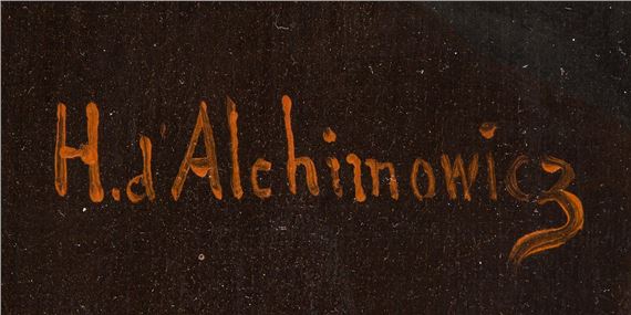 Alchimowicz Hiacynt | Portrait of a painter | MutualArt