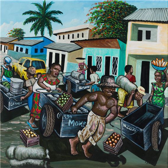 Moké | Street Scene | MutualArt