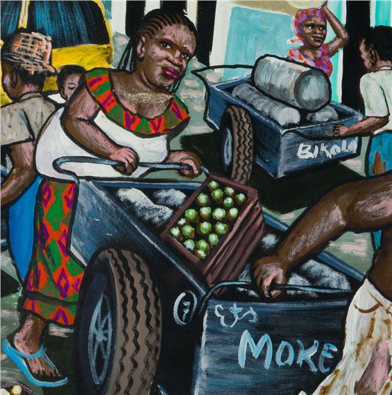 Moké | Street Scene | MutualArt