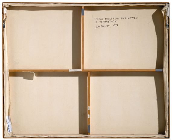 John Wesley | Debbie Millstein Swallowed a Thumb t ack (1972) | MutualArt
