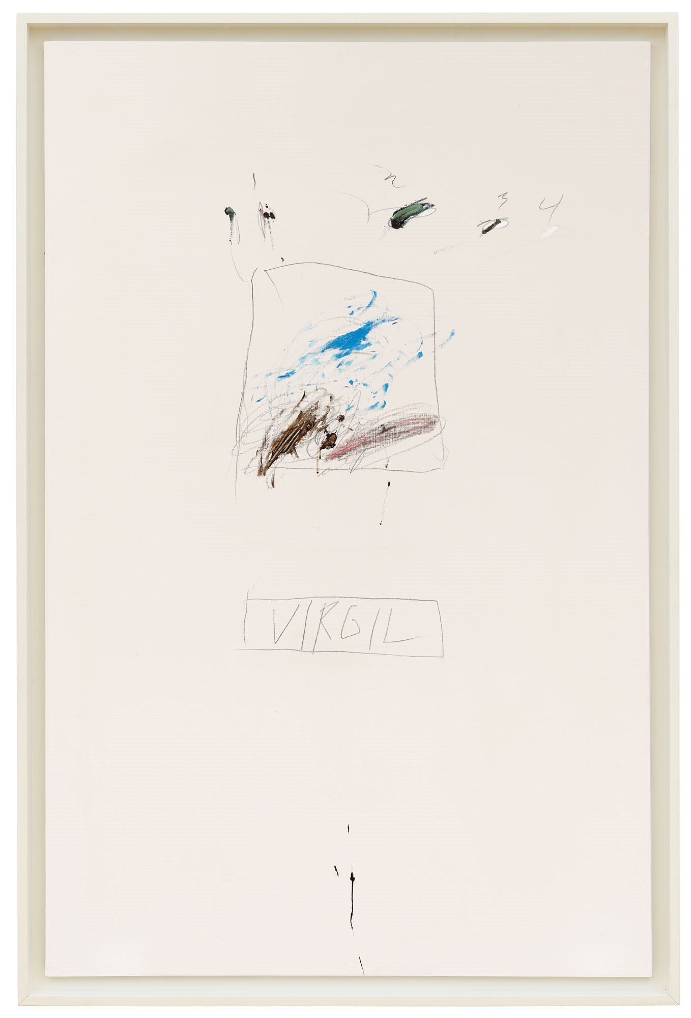 Cy Twombly | Portrait of Alvise di Robilant | MutualArt