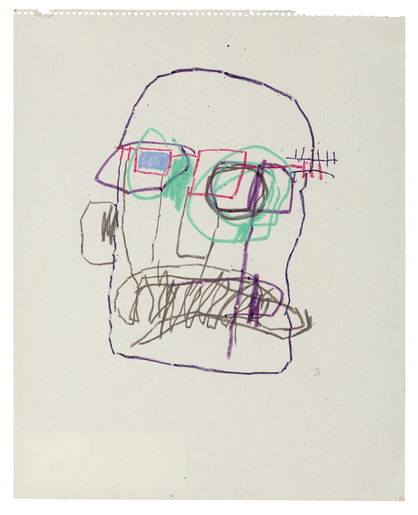 Jean-Michel Basquiat | Untitled (1980) | MutualArt