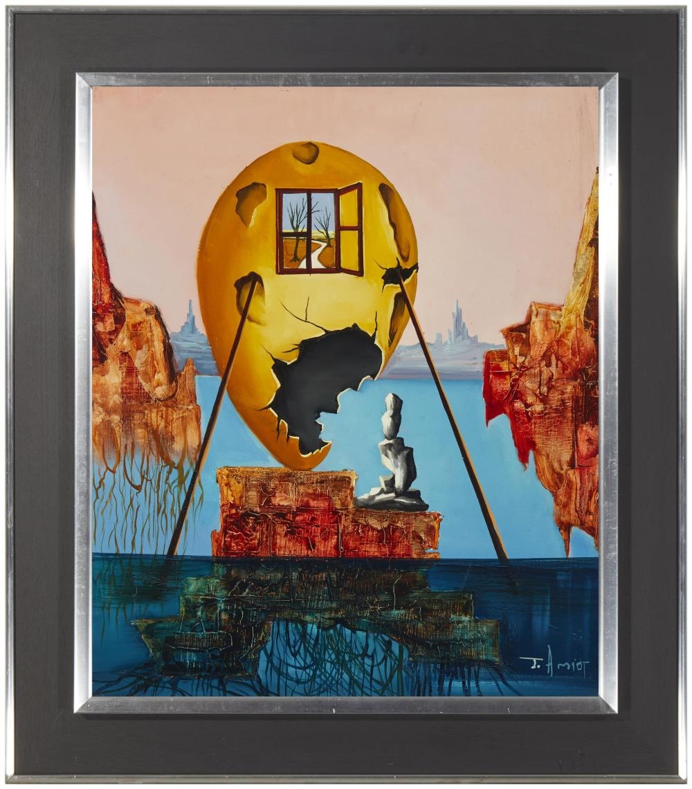 Jean Amiot | La Femme aux bequilles, (After Dali) | MutualArt