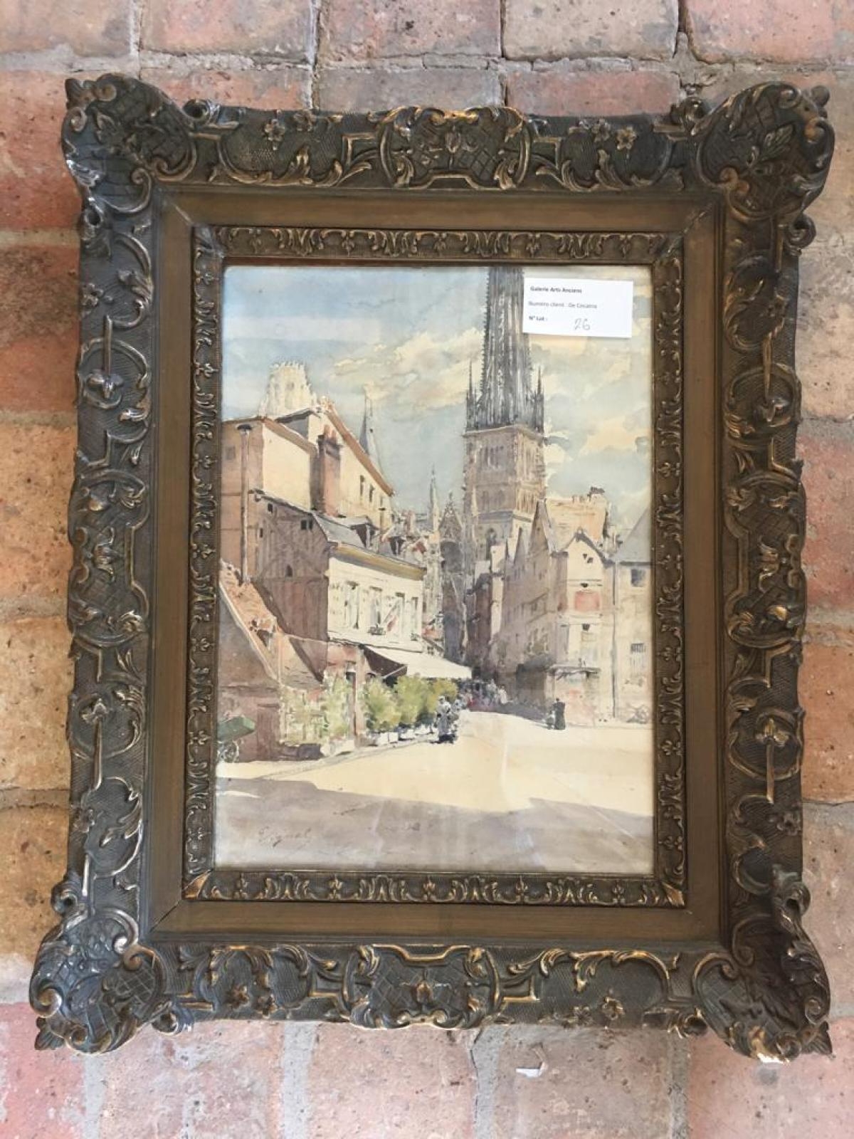 Pierre Vignal | Vue de la cathedrale | MutualArt