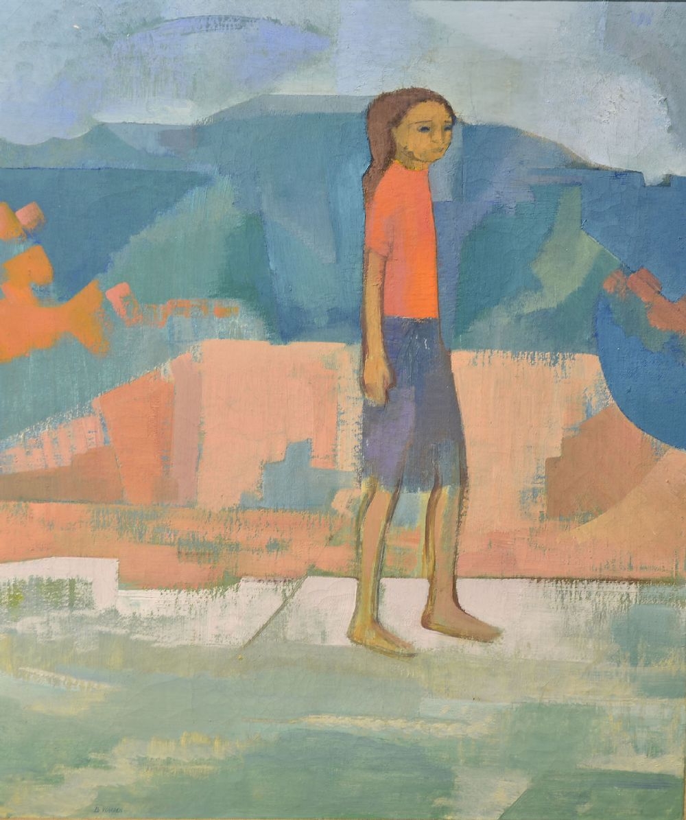 Barbara Warren | YOUNG GIRL IN LANDSCAPE | MutualArt