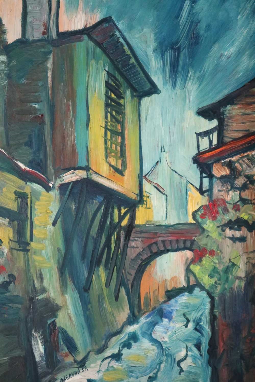 James Lawrence Isherwood | The House on Props, Polperro (1959) | MutualArt