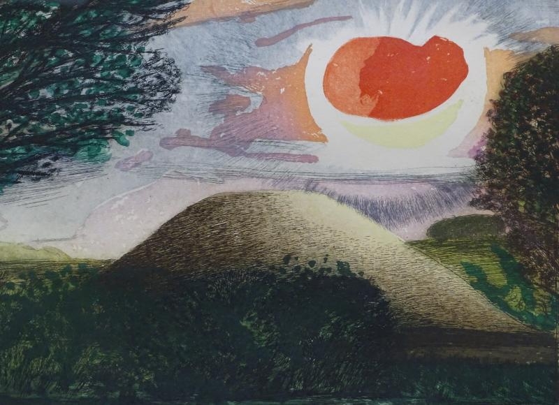 David Inshaw | Silbury Sunrise | MutualArt