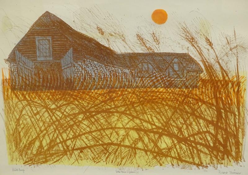 Robert Tavener | Tithe Barn and Grasses | MutualArt