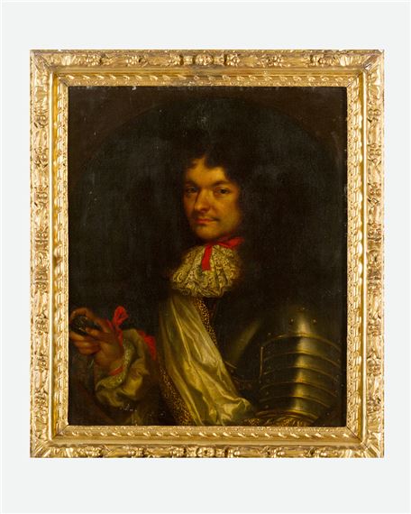 Pierre Mignard | Portrait of a noble man in armour with watch in his ...