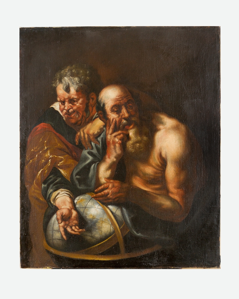 Jacob Jordaens | Demokrit and Heraklith | MutualArt