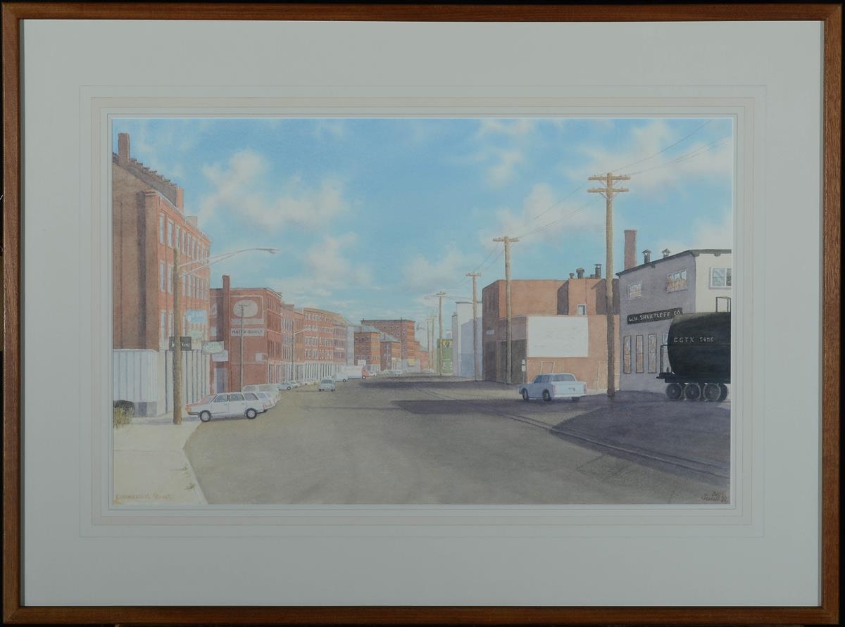 Bill Jewell | Commercial Street (1984) | MutualArt