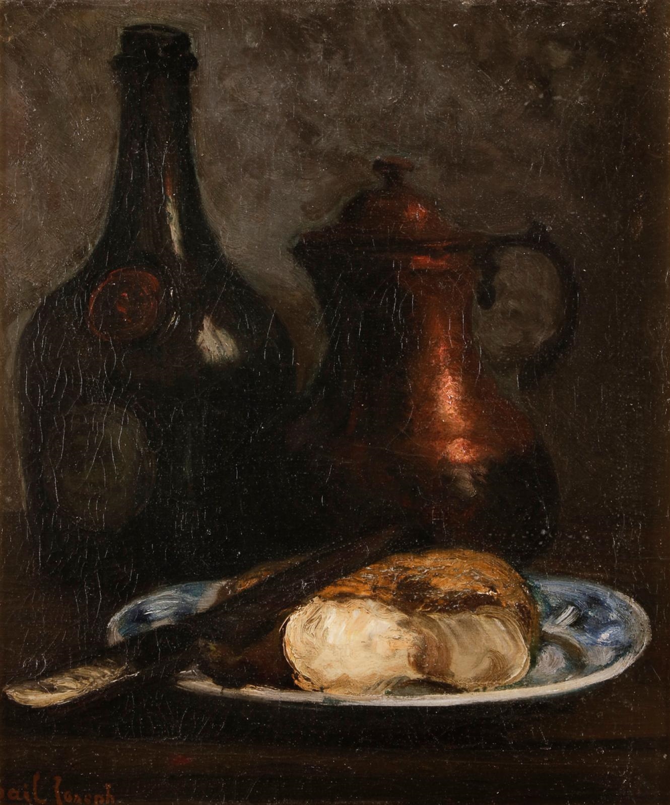 Joseph Bail | Nature morte au pichet de cuivre | MutualArt