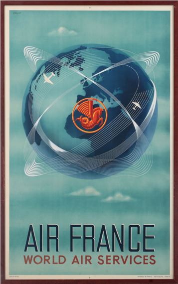 Plaquet | Air France/World Air Services (1950) | MutualArt
