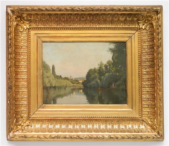 Émile Louis Foubert | Landscape with River | MutualArt