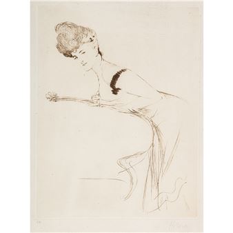 Paul César Helleu | The drawing lesson | MutualArt
