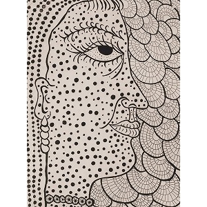 Yayoi Kusama | Self-portrait (Kusama 218) (1995) | MutualArt