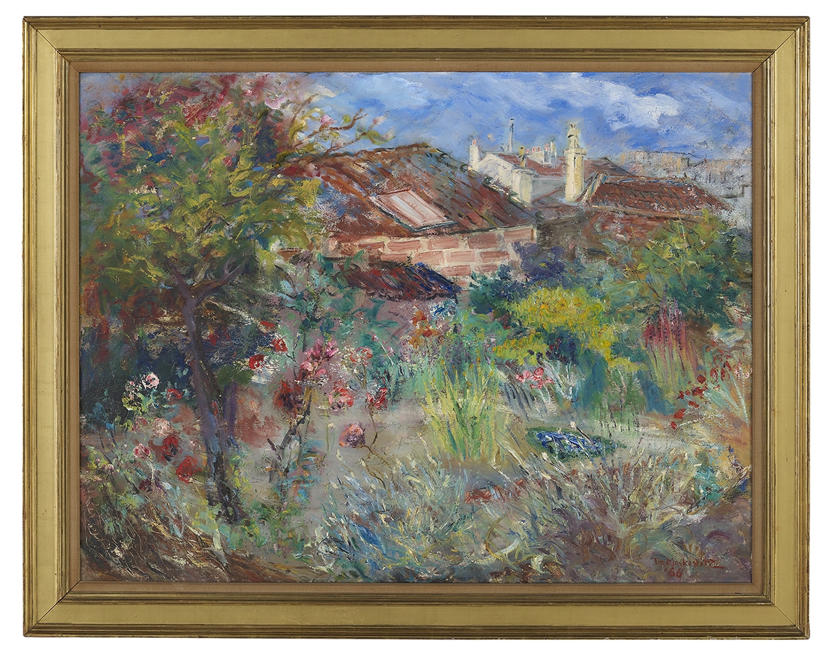 Ira Moskowitz | The Rooftop Garden (1966) | MutualArt