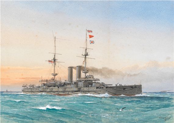 William Frederick Mitchell | HMS Lord Nelson; HMS Duncan, two works ...
