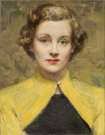 Anthony Devas | 1958- Portrait of Griselda Kentner (second wife of ...