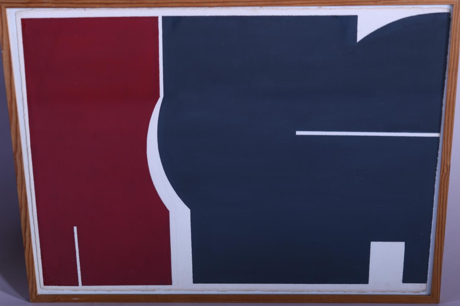 Angel Ponce De Leon | Composition in red and black | MutualArt