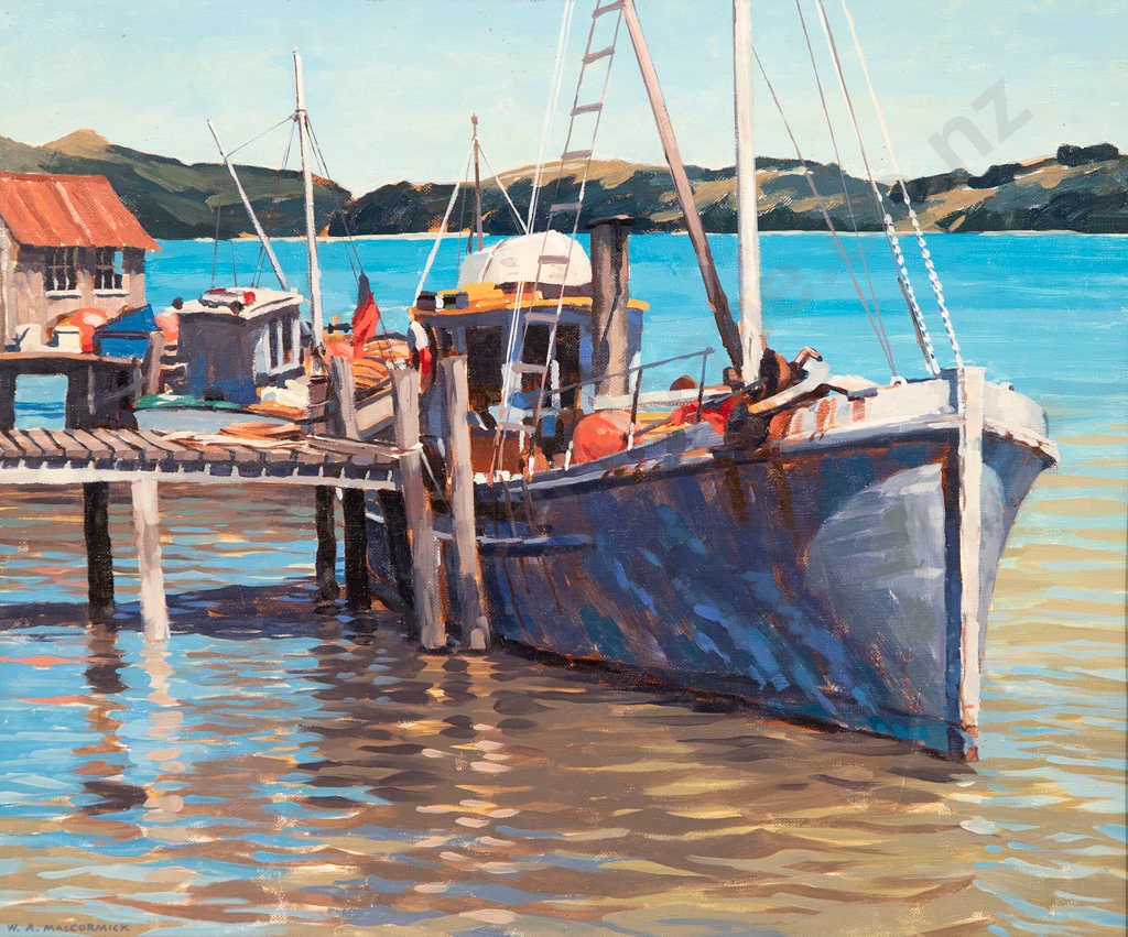 W.A. MacCormick | Coromandel Wharf | MutualArt