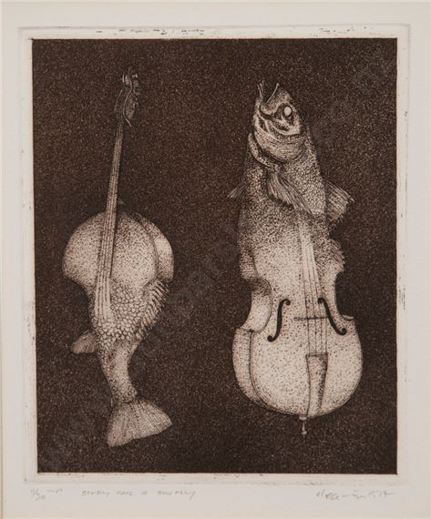 Barry Cleavin | Study for a Bow Fly (1974) | MutualArt