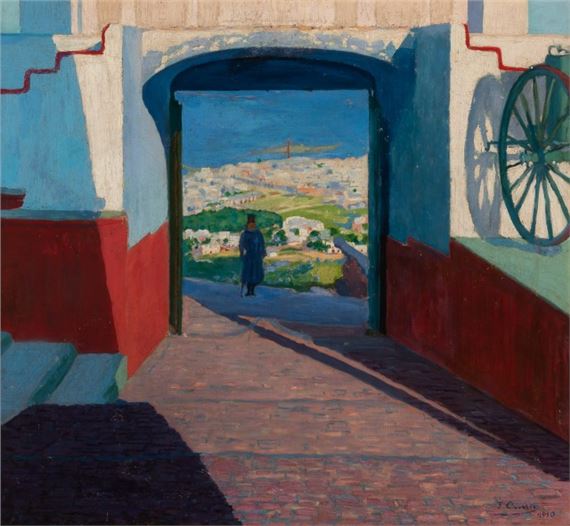 Jose Cuneo Perinetti | Pass Through the Village (1910) | MutualArt