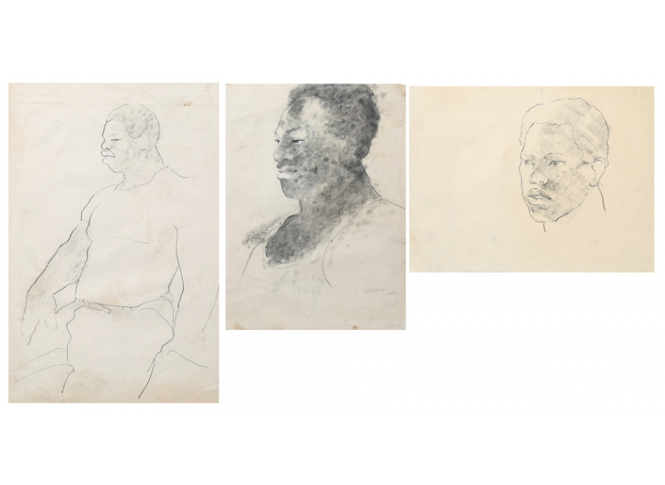 George Valentine Dureau | Portrait Bust of a Young Afro-American Male ...