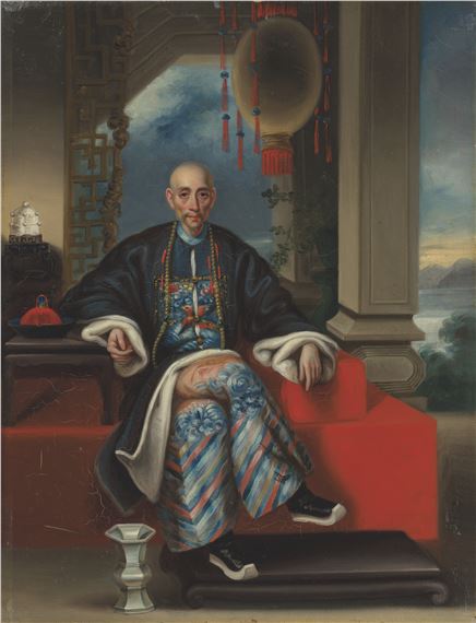 Tingqua | Six scenes taken in Canton: Lamqua's studio; Howqua's garden ...