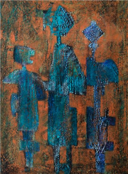 Mirko Basaldella | Three figures | MutualArt