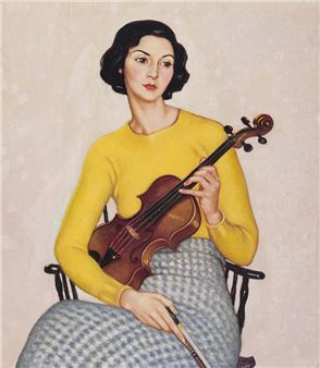 Randolph Stanley Hewton | Portrait of Miss Audrey Cook | MutualArt