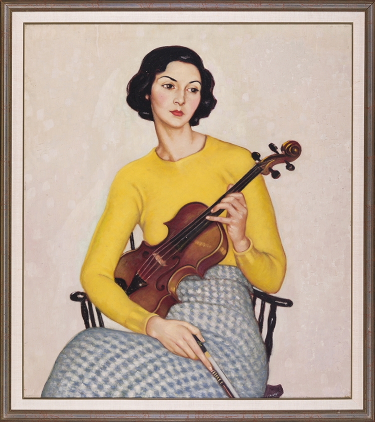 Randolph Stanley Hewton | Portrait of Miss Audrey Cook | MutualArt