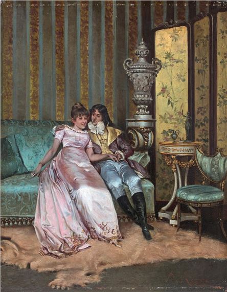 Pio Ricci | Couple galant | MutualArt